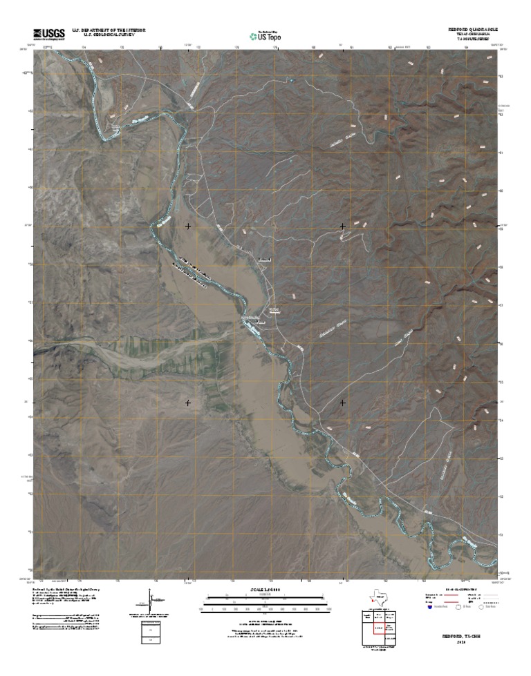 Topographic Map of Redford | PDF | Geomatics | Cartography