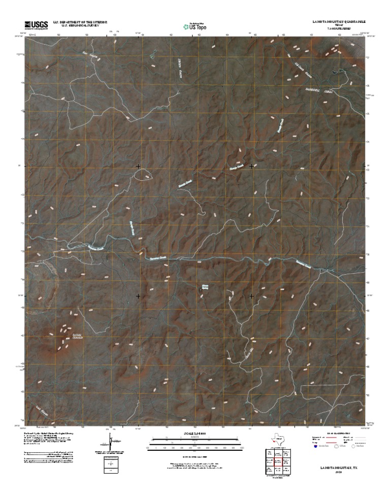 Topographic Map of La Mota Mountain | PDF | United States Geological ...