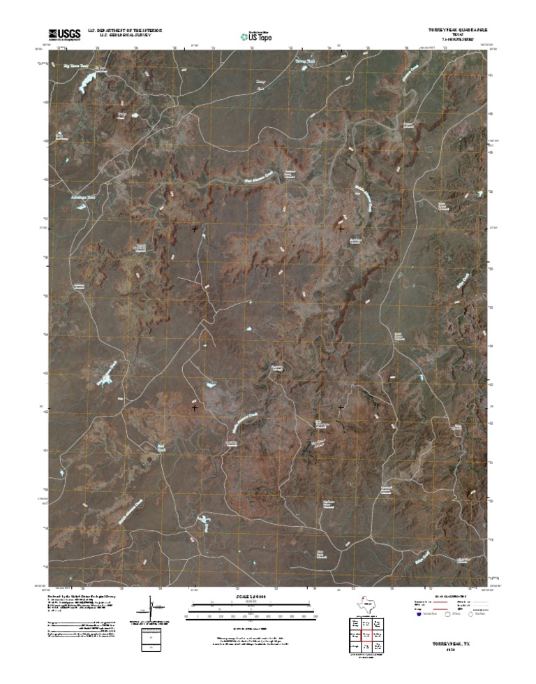 Topographic Map of Torrey Peak | PDF