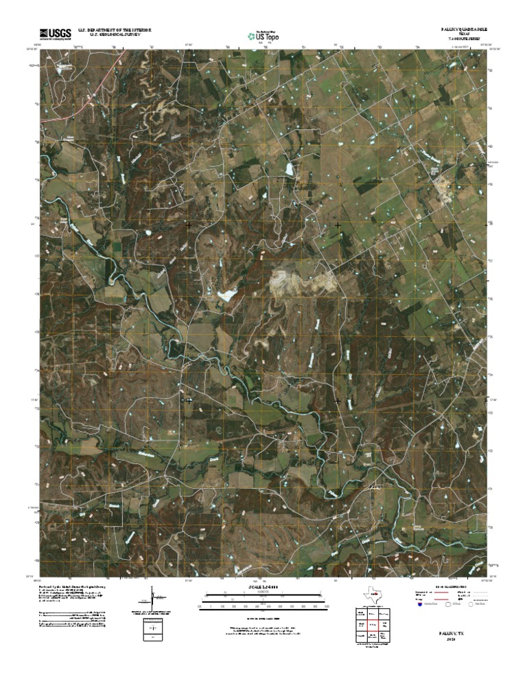 Topographic Map of Paluxy | PDF