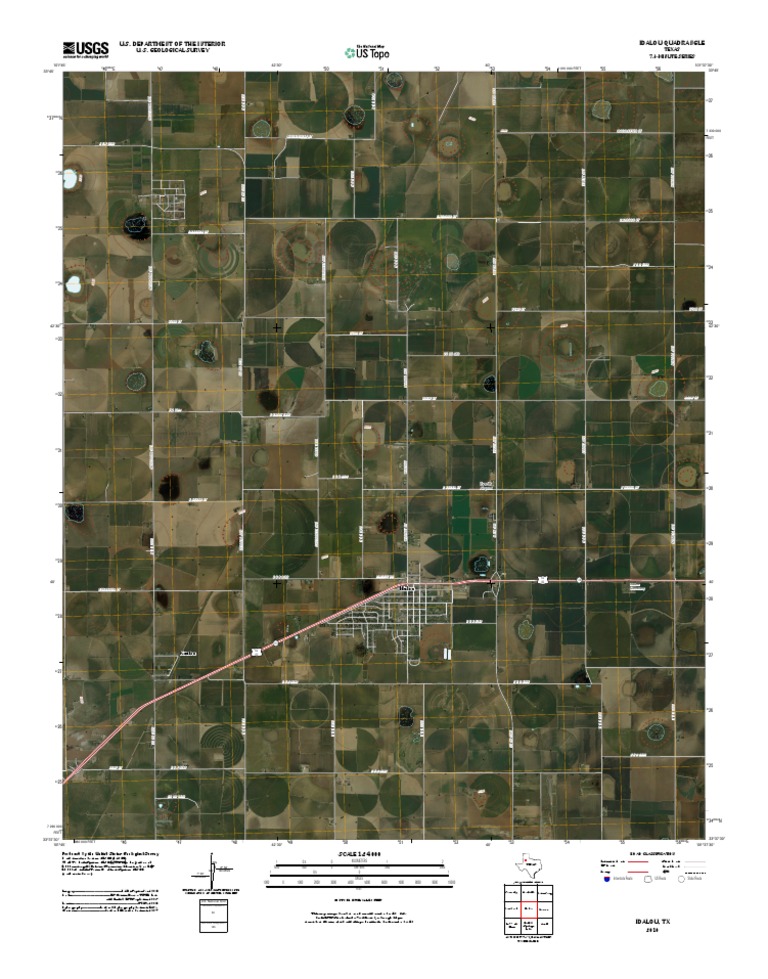 Topographic Map of Idalou | PDF | United States Geological Survey ...
