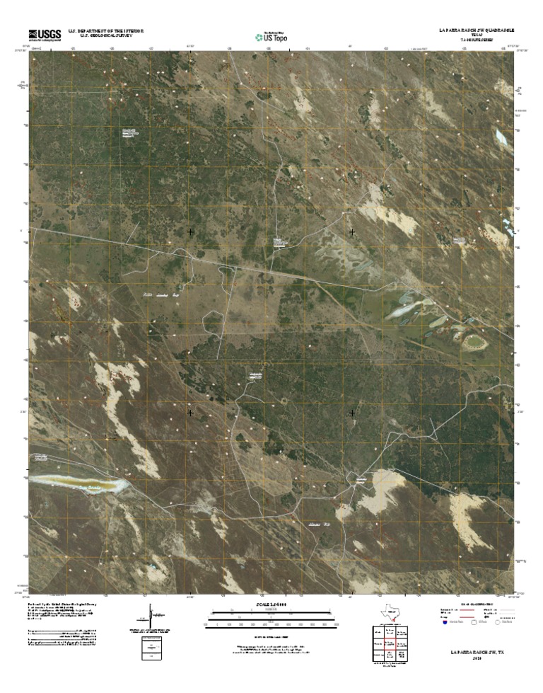 Topographic Map of La Parra Ranch SW | PDF
