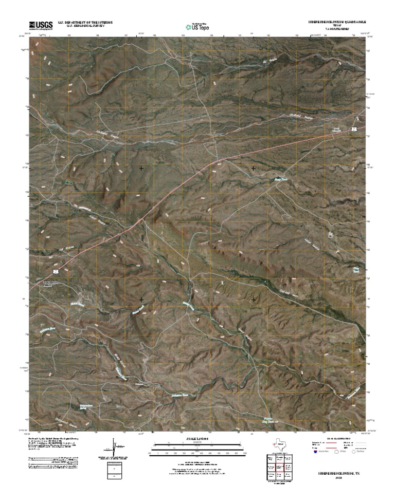 Topographic Map of Independence Spring | PDF | United States Geological ...