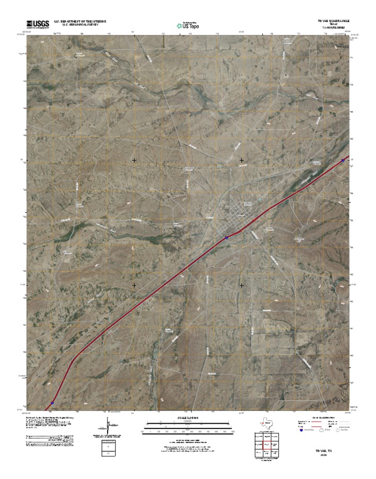 Toyah, TX 7.5-Minute Quadrangle Map | PDF