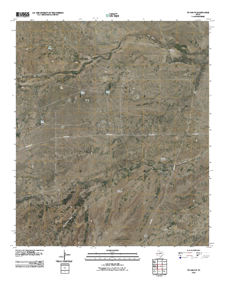 Topographic Map of Toyah SW | PDF | Home & Garden | Technology ...