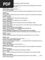 GST203 Philosophy and Logic Questions | PDF | Logic | Argument
