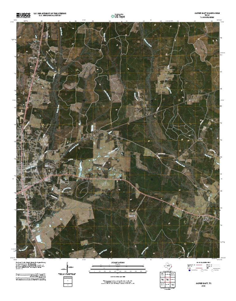 Topographic Map of Jasper East | PDF | United States Geological Survey ...