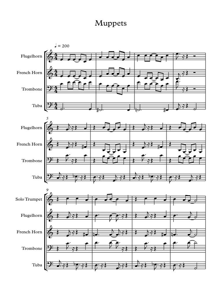 Muppets Score and Parts PDF Free | PDF | Échecs | Ouverture (échecs)