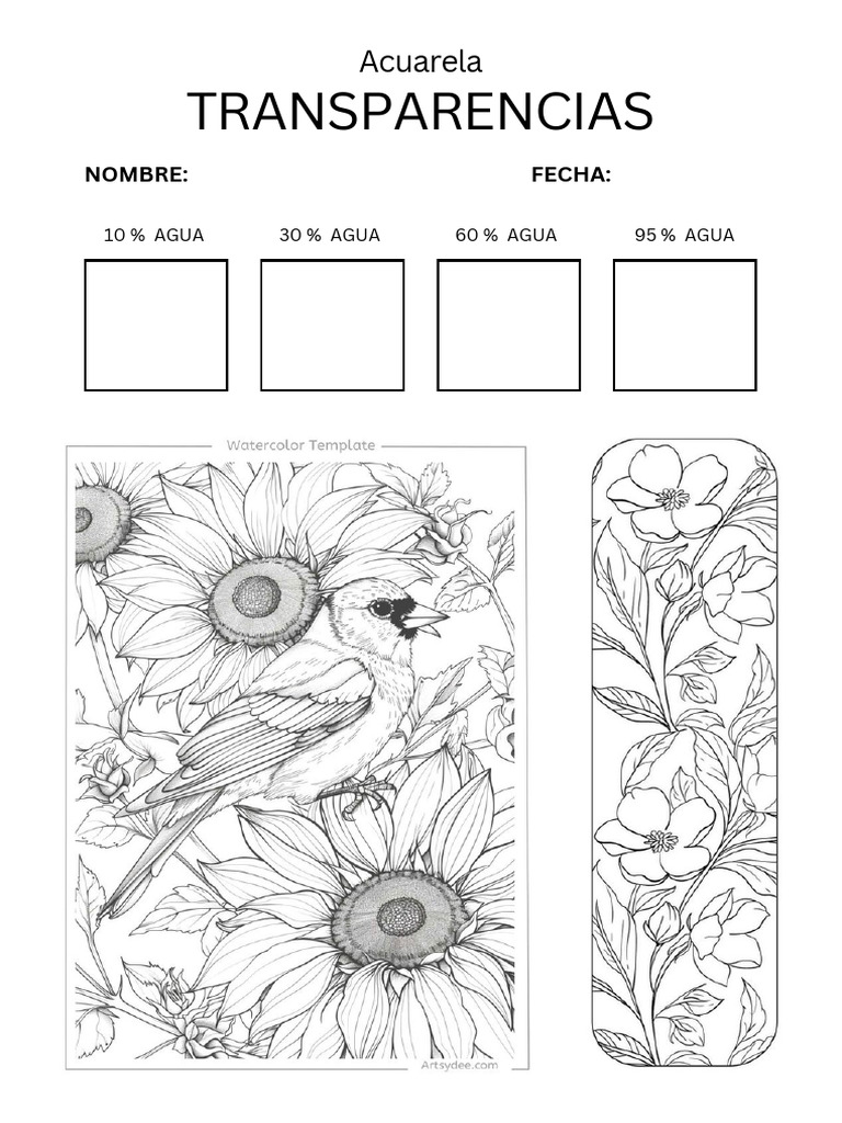 Graphite Pencil Shading Worksheet in Black and White Simple Style | PDF