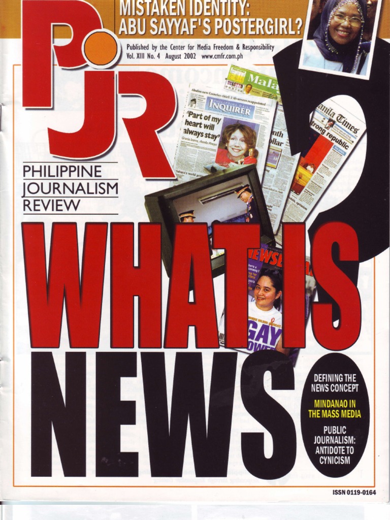 Philippine Journalism Review August 2002 | PDF | Journalism | News