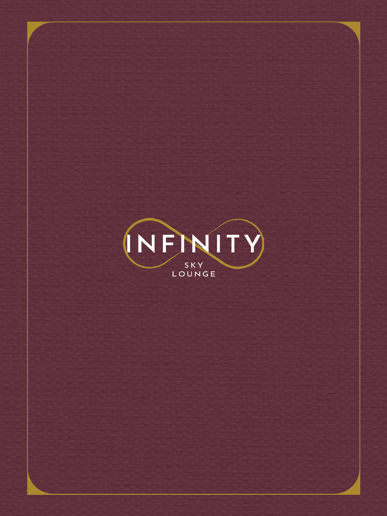 Infinity Sky Lounge Menu | PDF