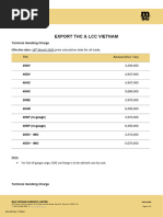 MSC Vietnam Demurrage & Detention Rates | PDF | Vietnam