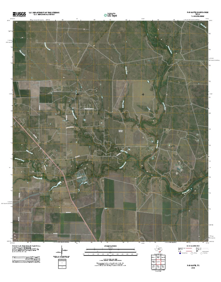 Papalote TX 7.5-Minute Quadrangle Map | PDF