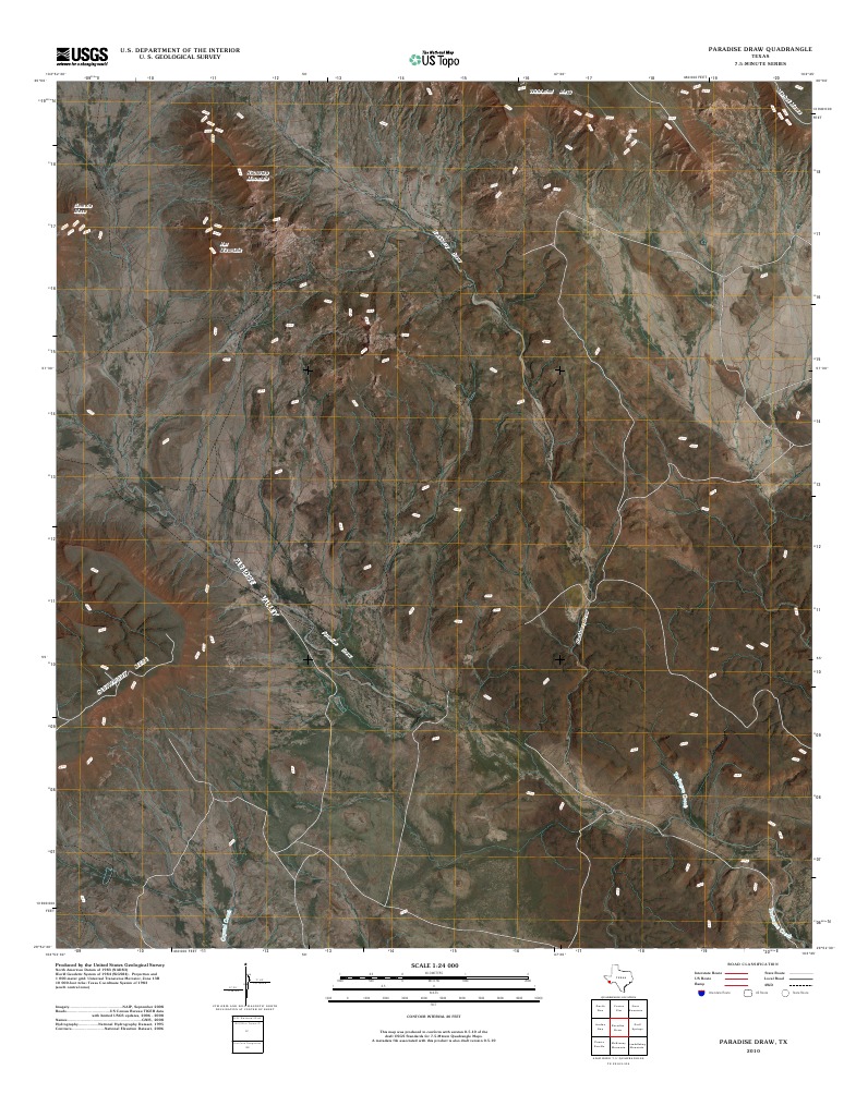 Topographic Map of Paradise Draw | Download Free PDF | United States ...