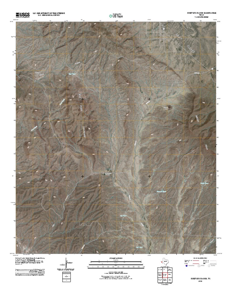 Topographic Map of Ninetysix Ranch | PDF | United States Geological ...