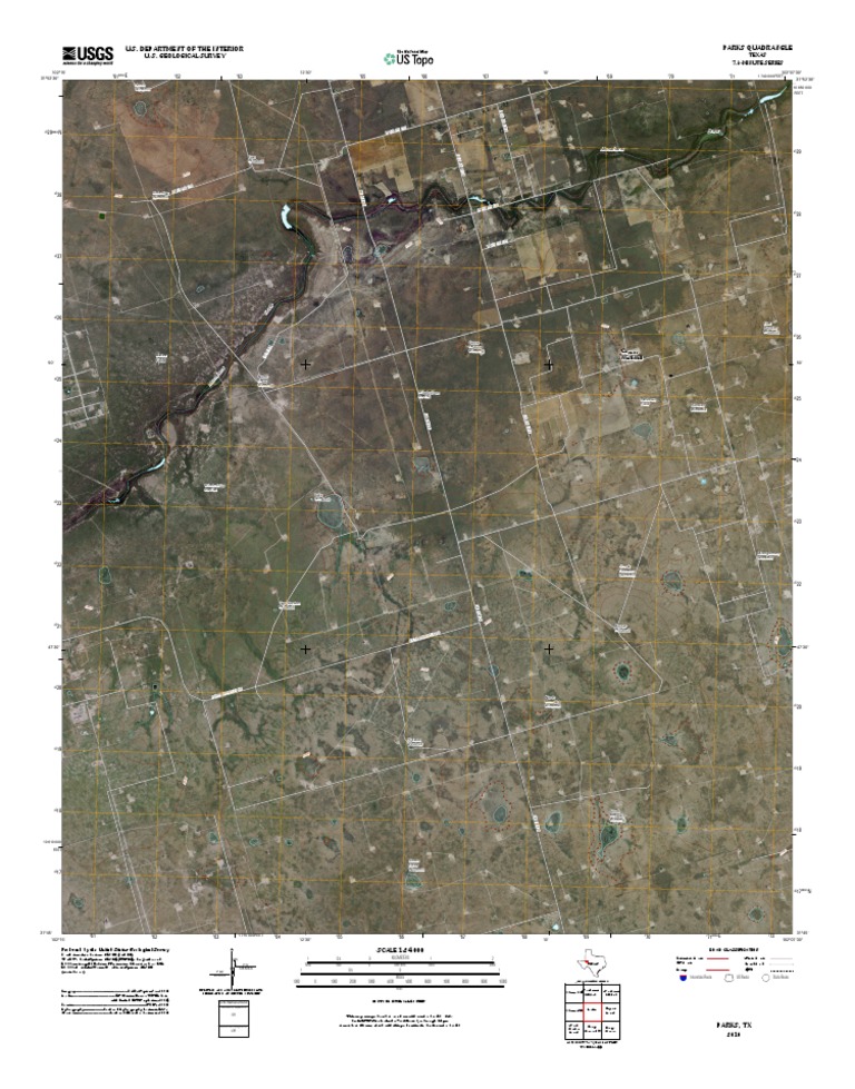 Texas Parks Quadrangle Map 2010 | PDF | United States Geological Survey ...