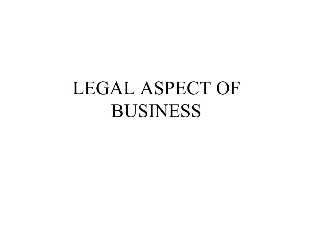 Legal Aspects in Business Analysis | PDF