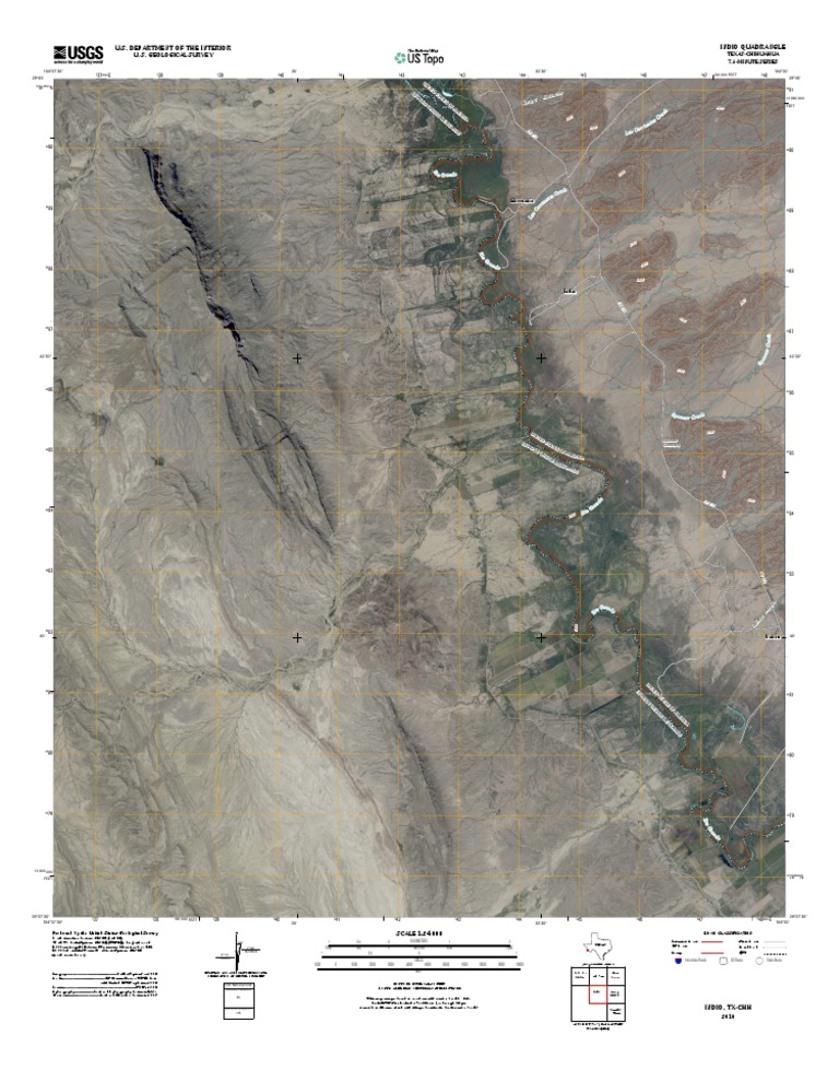 Topographic Map of Indio | PDF