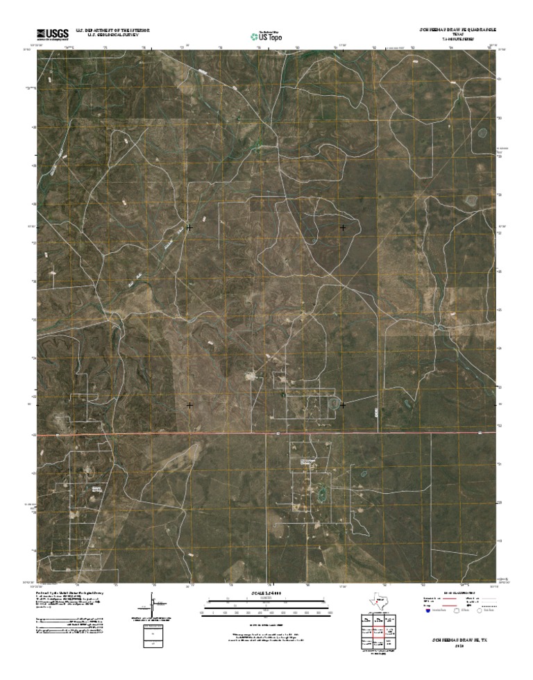 Topographic Map of Schneeman Draw NE | PDF | Home & Garden | Science ...
