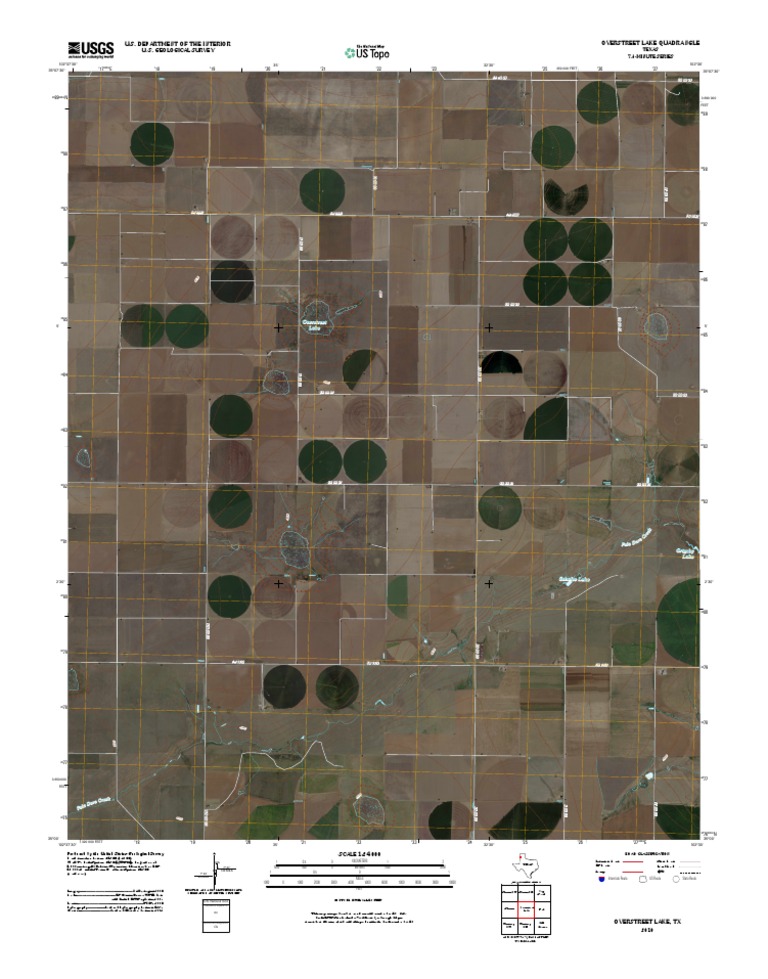 Topographic Map of Overstreet Lake | PDF | United States Geological ...