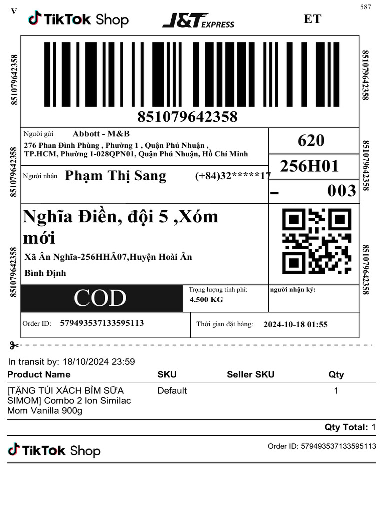 10 18-15-15 06 - Shipping Label+Packing List | PDF