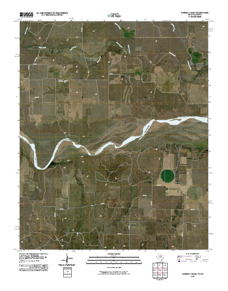 Topographic Map of Garden Valley | PDF