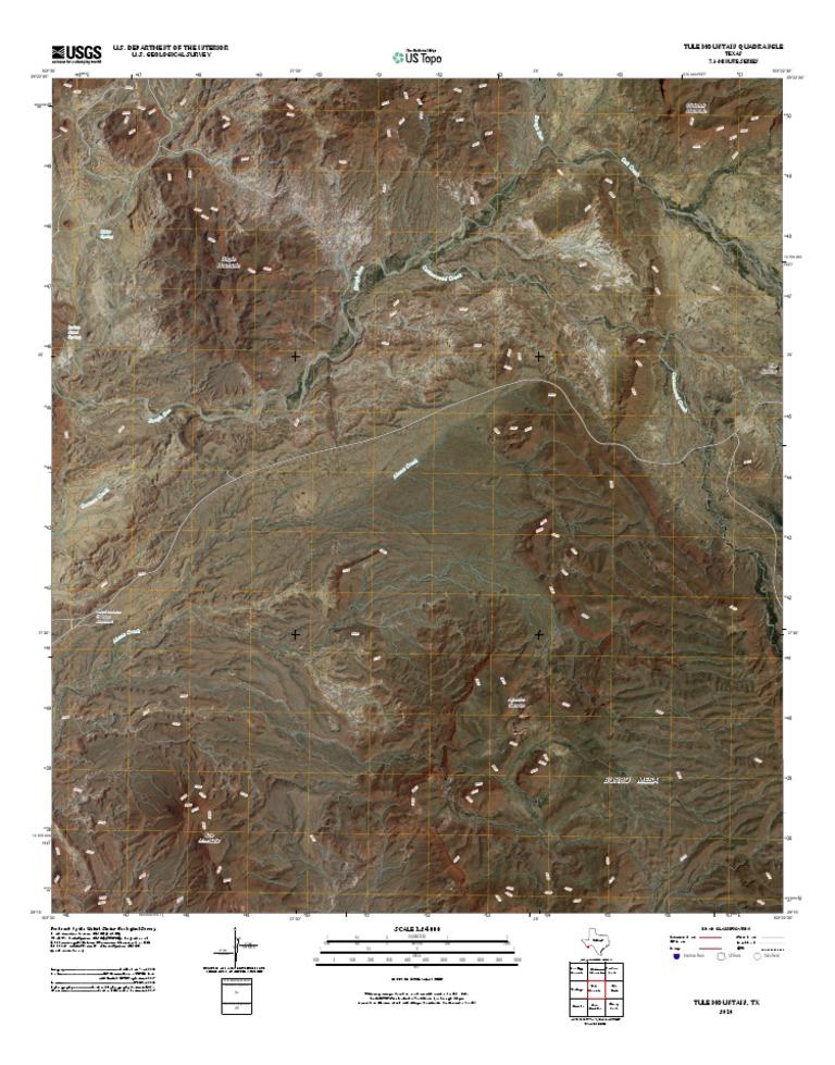 Topographic Map of Tule Mountain | PDF | Geomatics | United States ...