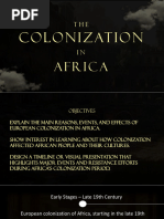 Colonialism and Resistance in Africa | PDF | Imperialism | Colonialism