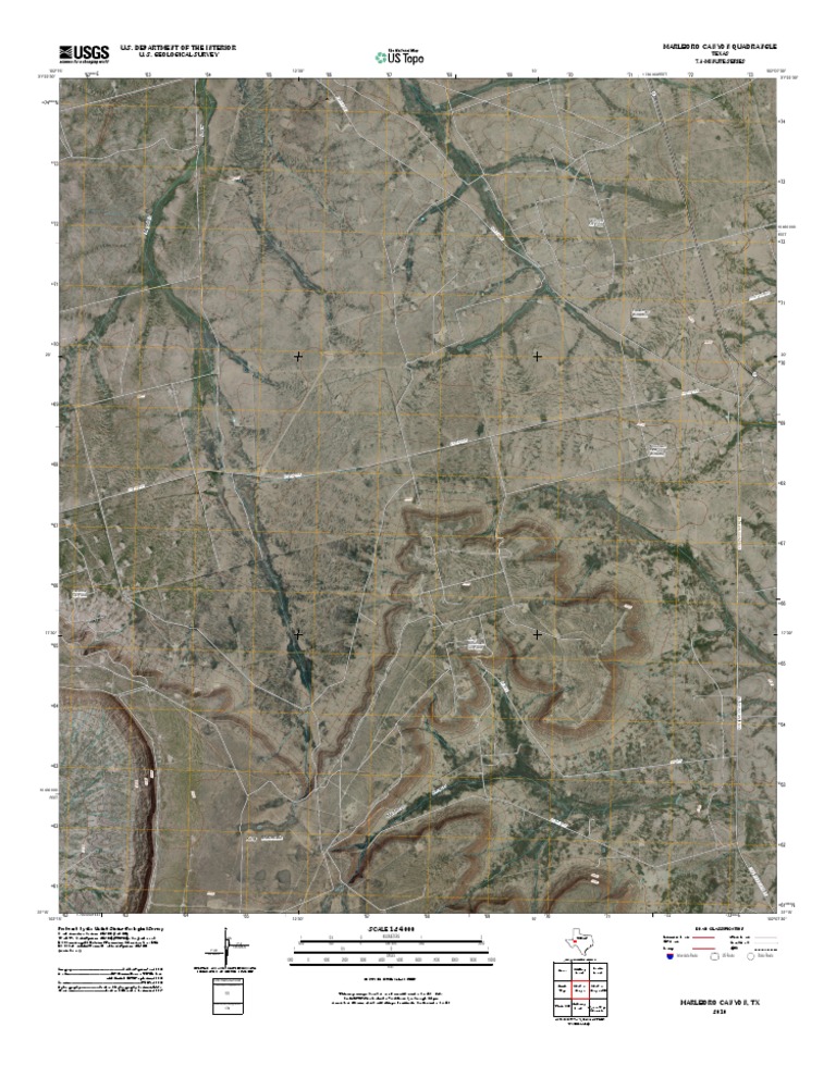 Topographic Map of Marlboro Canyon | PDF | United States Geological ...
