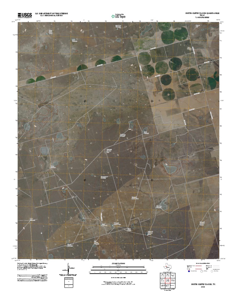 Topographic Map of North Curtis Ranch | PDF