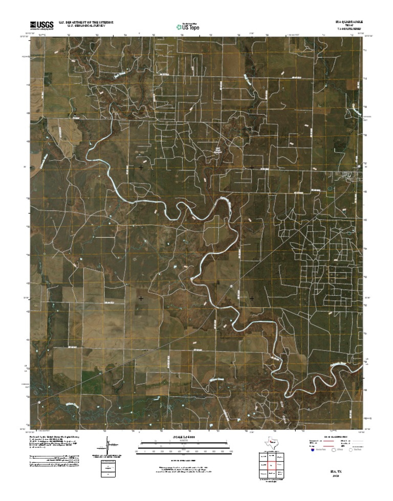Map of Ira, Texas Quadrangle | PDF