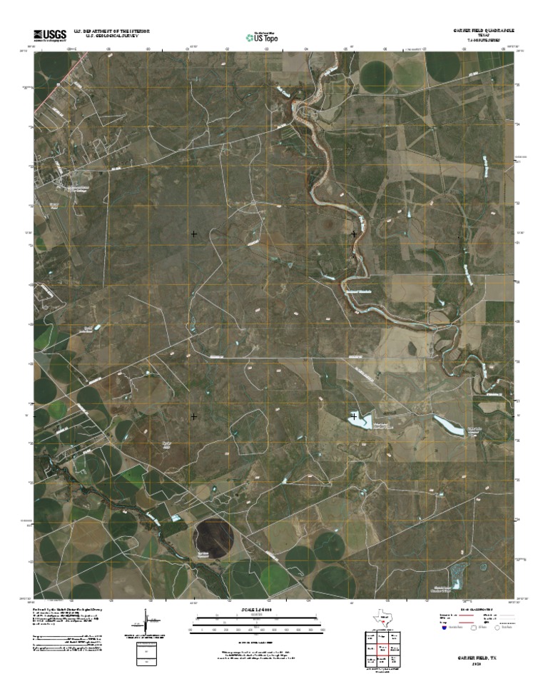 Topographic Map of Garner Field | PDF | Sports & Recreation