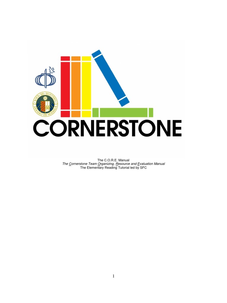 Cornerstone Tutorial Manual Final | PDF | Volunteering | Tutor