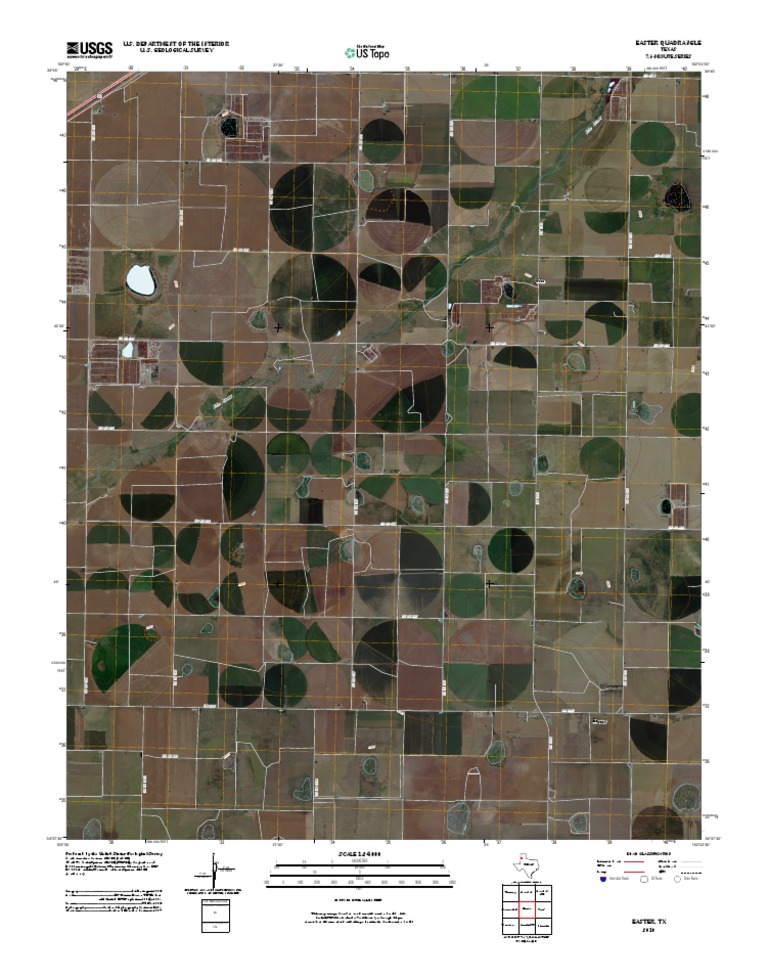 Topographic Map of Easter | PDF | United States Geological Survey ...