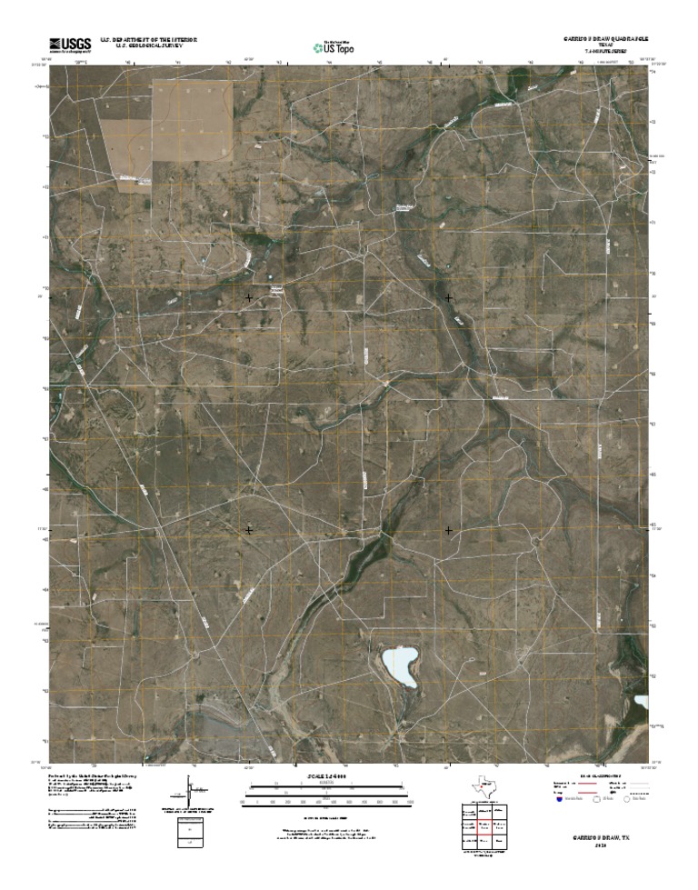 Topographic Map of Garrison Draw | PDF
