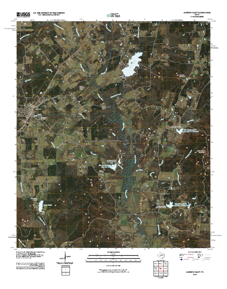 Garrison East TX 7.5-Minute Map | PDF | United States Geological Survey ...