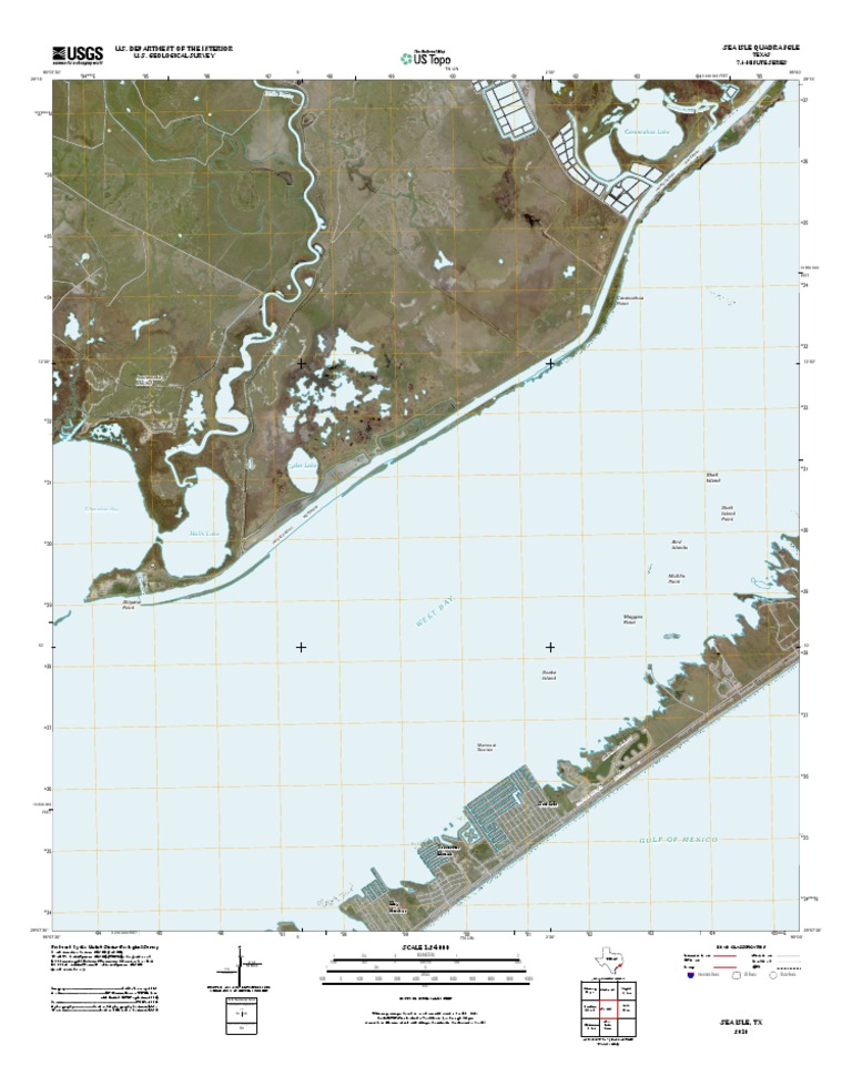 Sea Isle Topographic Map | PDF | Science & Mathematics
