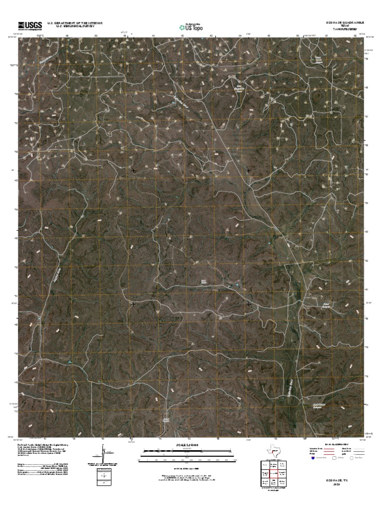 Topographic Map of Ozona SE | PDF | United States Geological Survey ...