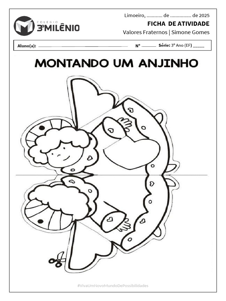 Valores Fraternos 3º Ano (Montando Um Anjo) | PDF