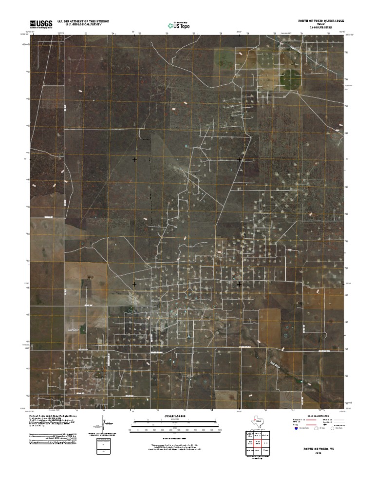 Topographic Map of North of Tokio | PDF | United States Geological ...
