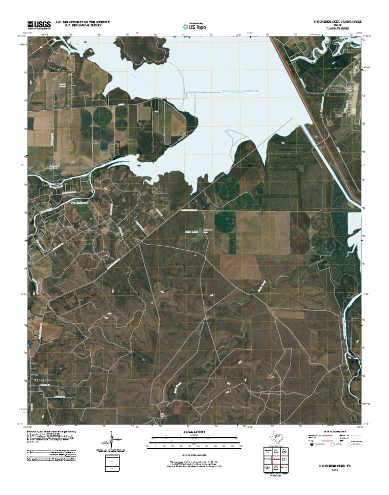 Topographic Map of Knickerbocker | PDF | Sports & Recreation