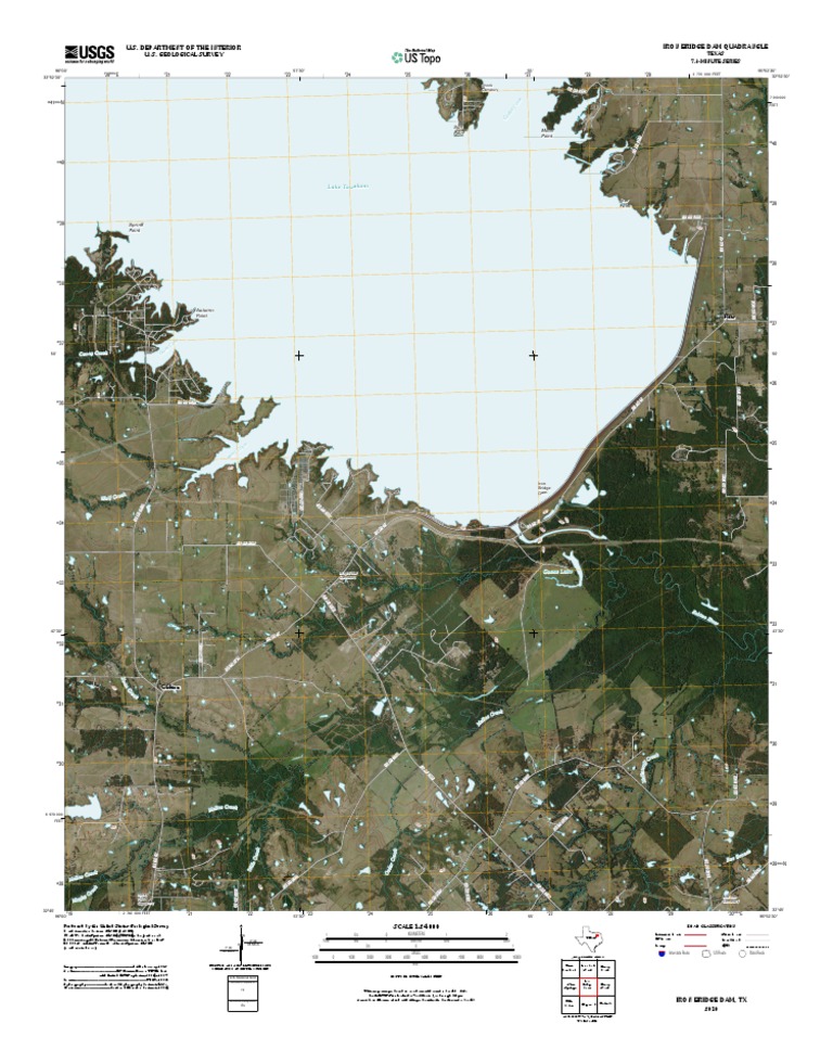 Topographic Map of Iron Bridge Dam | PDF