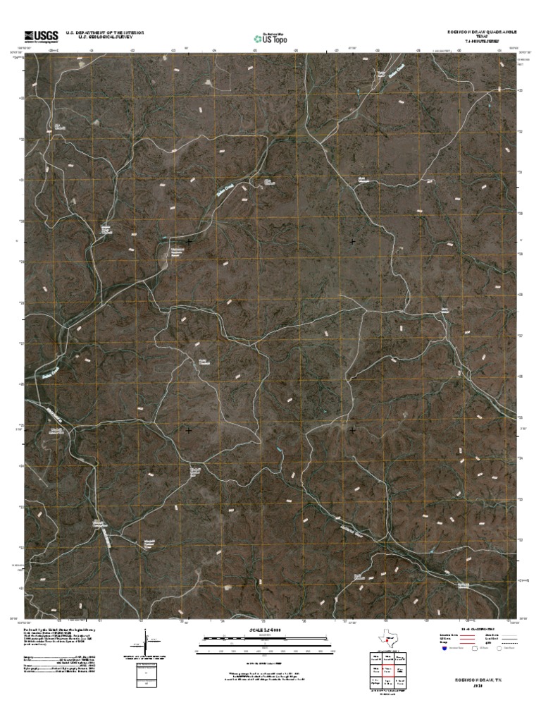 Topographic Map of Robinson Draw | PDF | United States Geological ...