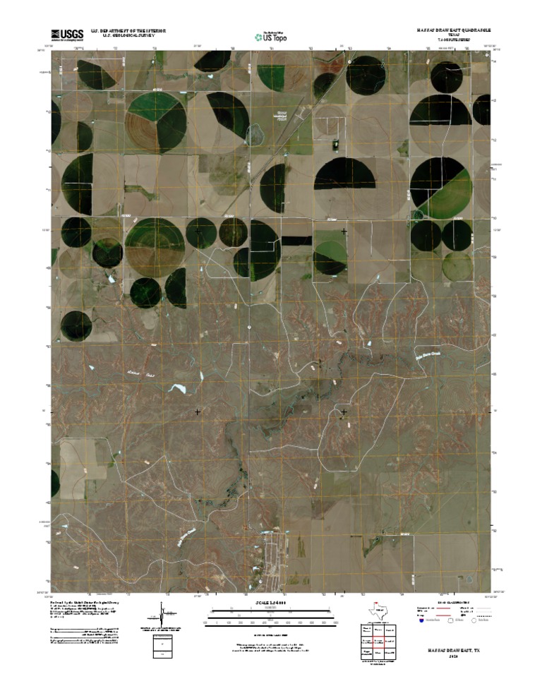 Topographic Map of Hannas Draw East | PDF