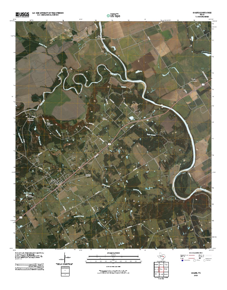 Topographic Map of Gause | PDF | United States Geological Survey ...