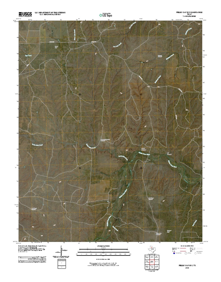 Topographic Map of Fields Canyon | PDF