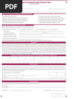 Axis Bank Account Closure Form | PDF