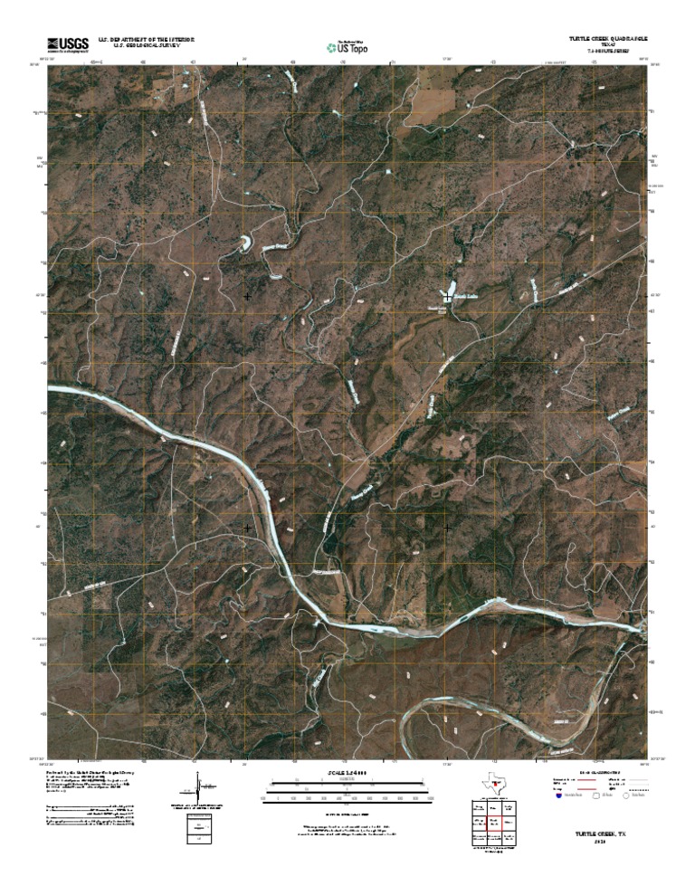 Topographic Map of Turtle Creek | PDF | United States Geological Survey ...