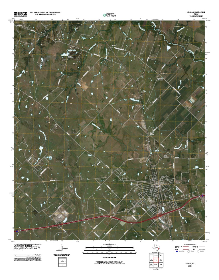 Topographic Map of Sealy | PDF | United States Geological Survey ...