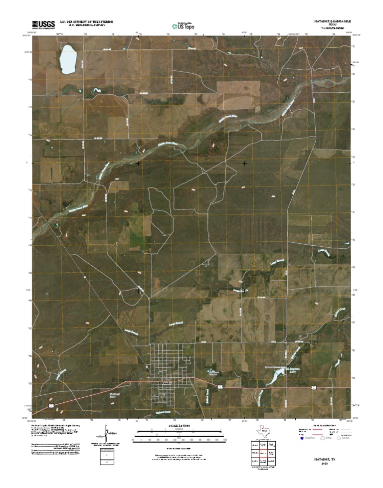 Matador TX 7.5-Minute Quadrangle Map | PDF | United States Geological ...